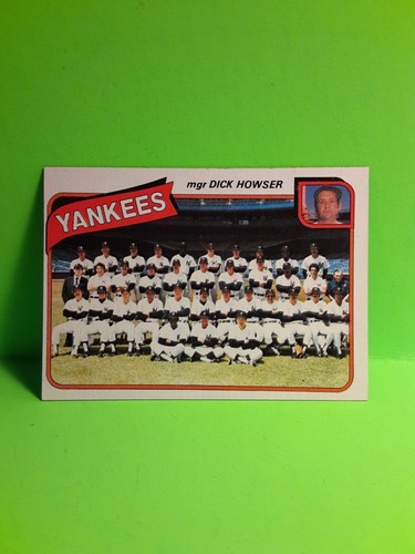 1980 Topps Baseball #424 New York Yankees Team Checklist NM-MT | eBay