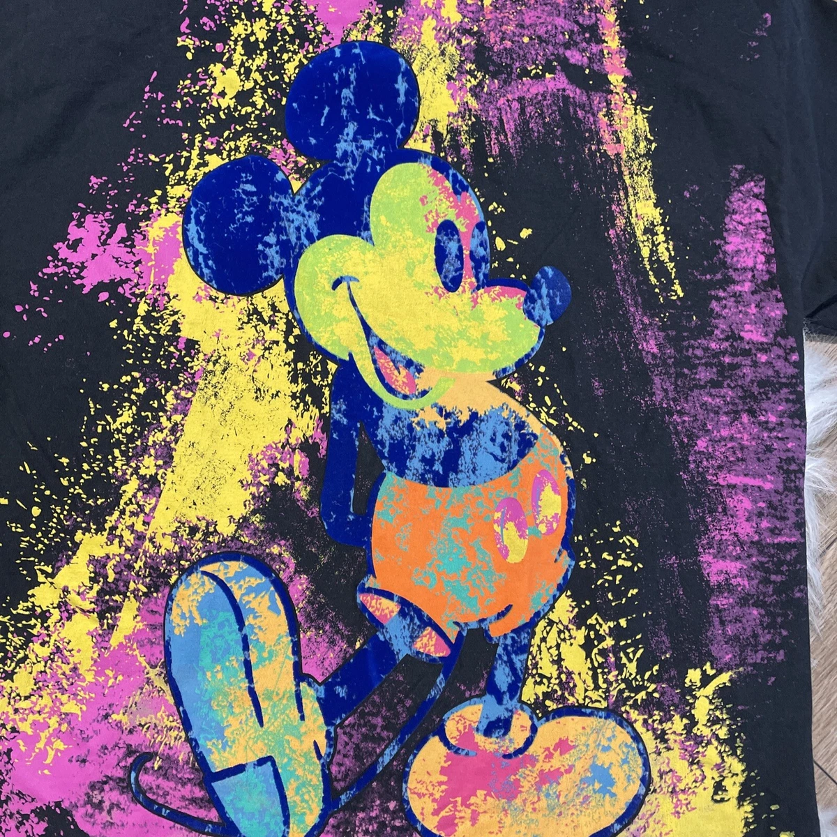 Splatter Paint Mickey Mouse
