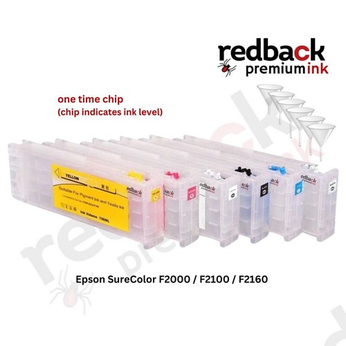 Epson SCF2000/F2100/F2160 compatible refillable cartridges, CYMKWW one ...