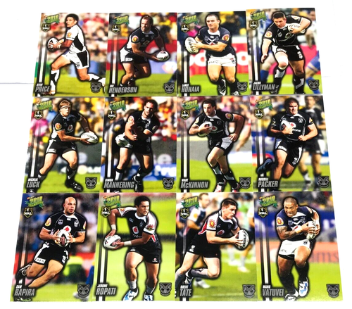 2010 SELECT NRL CHAMPIONS CARD BASE CARD FULL TEAM SET NEW ZEALAND ...