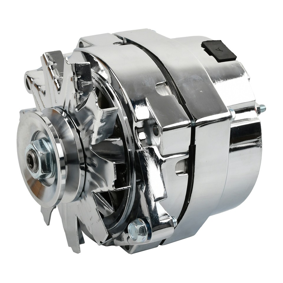 For GM 1965-1985 Model 37293 Chrome Aluminum 12SI 150 AMP 1 or 3 Wire ...