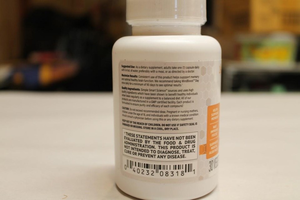 Simple Smart Science Mind Boost Day 30 Vegetarian Capsules Exp 04/2026 ...