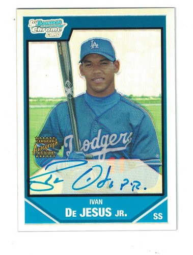 Ivan De Jesus Jr 2007 Bowman Chrome Prospects Refractor #477/500 LOS ...