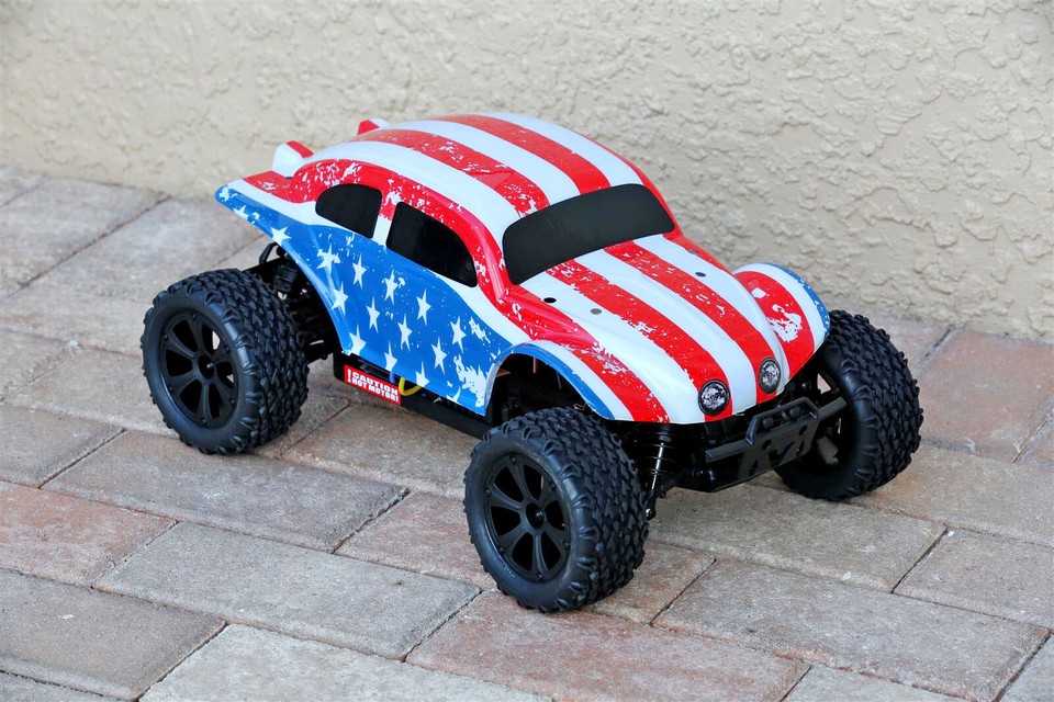 Custom Buggy Body Metallic Red for Redcat Racing Blackout XTE 1/10 ...