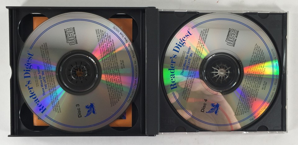 Readers Digest These Were Our Songs Late 30s Audio CDs 4-Discs. CDs are ...
