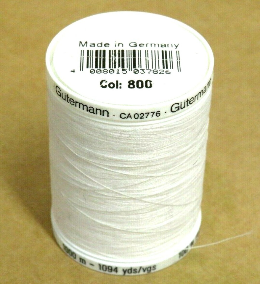 Gutermann Sew All Thread 1000m Reel - Sewing Polyester Thread Assorted ...