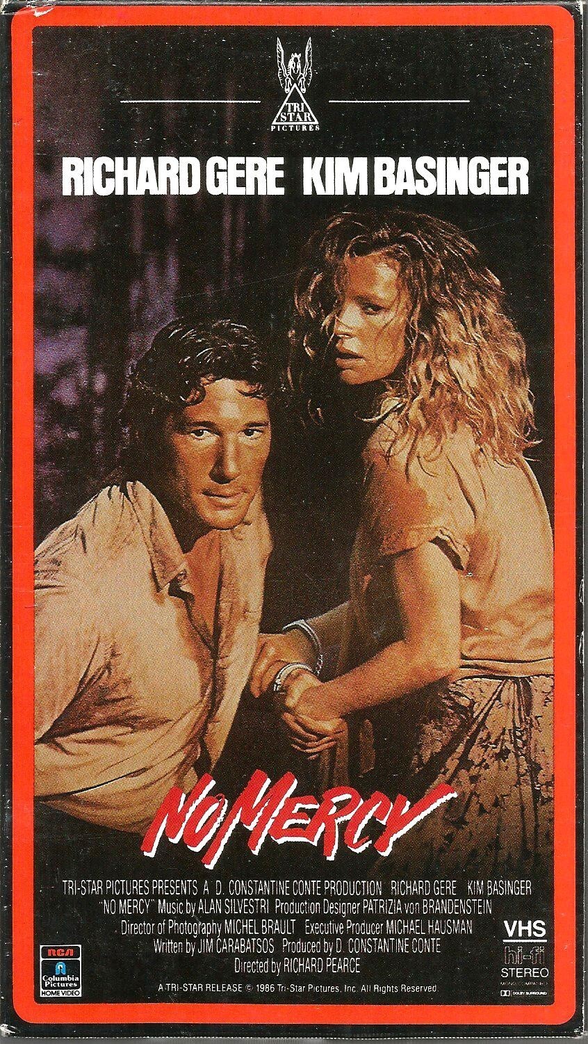 No Mercy VHS 1987 Richard Gere Kim Basinger Jeroen Krabbé George ...
