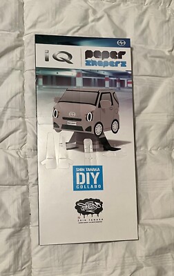 Scion IQ Paper Shaper – Shin Tanaka DIY Collabo – Paper Toy – Silver | eBay