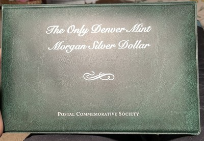 1921 D THE ONLY DENVER MINT MORGAN SILVER DOLLAR POSTAL COMMEMORATIVE ...
