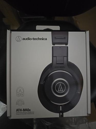 Audio-Technica M-Series ATH-M40x Professional Monitor Headphones Black ...