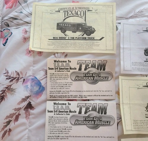 WINGS OF TEXACO TRUCKS TANKERS COA'S LOT OF 13 PLUS 2 Consumer Info ...