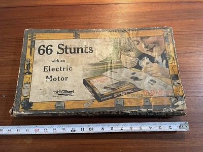 GILBERT "66 STUNTS WITH AN ELECTRIC MOTOR" BOXED 1922 SET. | eBay