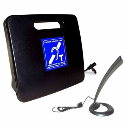 Oval Window Portable InfoLoop Induction Loop System with Countertop Mic ...