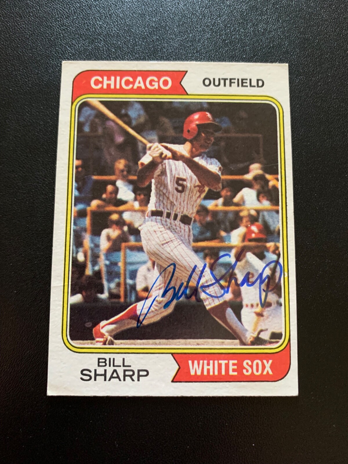 Bill Sharp Signed 1974 Topps #519 Rookie Card Chicago White Sox ...