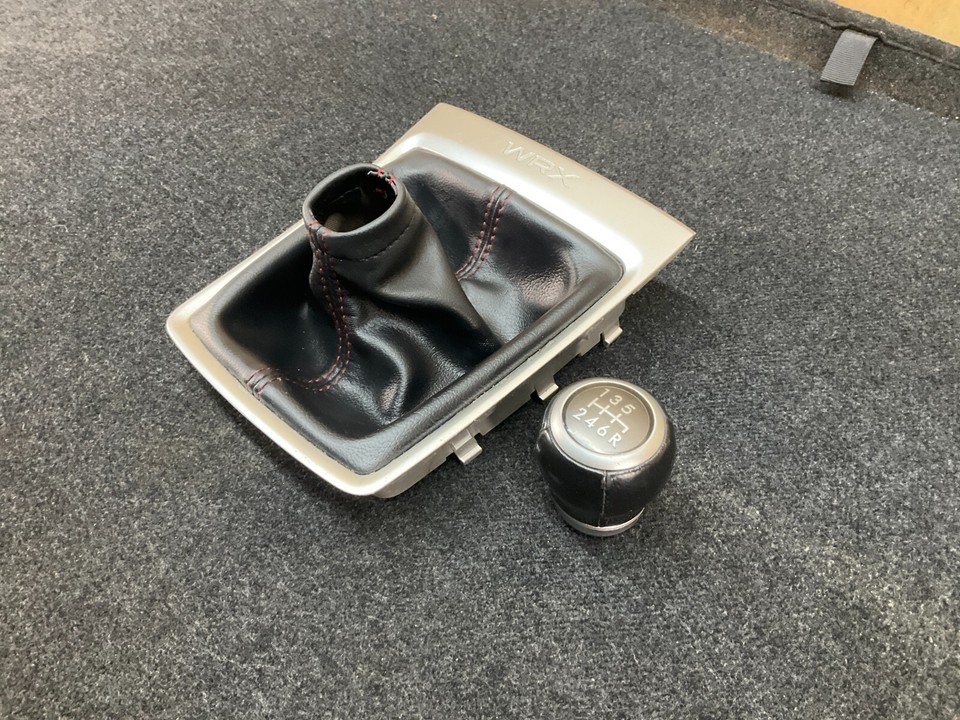 ⭐15-19 Subaru WRX Shift Boot & Shifter Trim Bezel Surround W/Knob OEM M ...