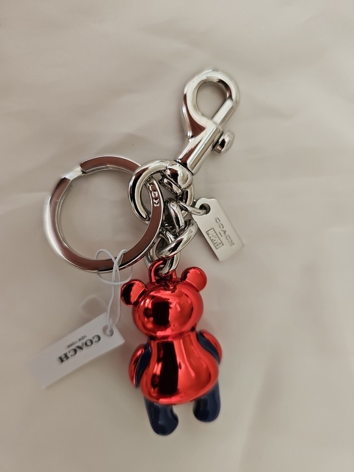 Coach X Marvel Limited Edition Spider Man Bear Bag Charm Key Chain 2754 ...
