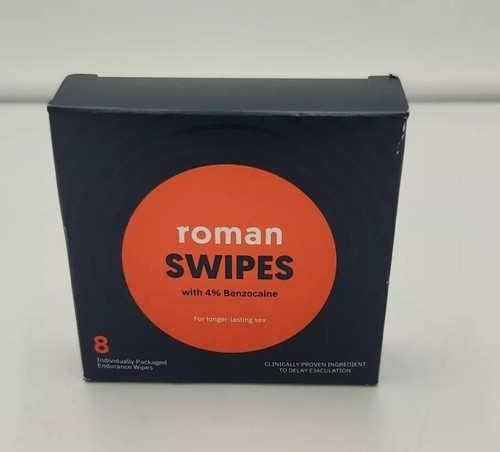 Male Genital Desensitizer 4% Benzocaine Roman Swipes 8PK New | eBay