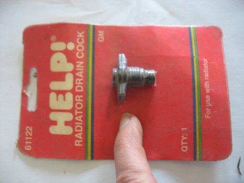 NIP Help Parts 61122 Radiator Drain Cock for GM Cars w/ Plastic ...