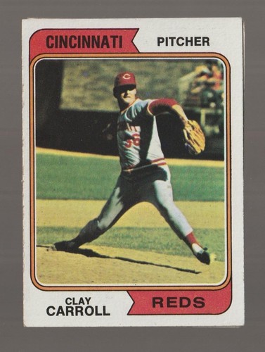 1974 Topps Clay Carroll Cincinnati Reds #111 Excellent | eBay