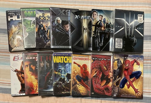 Marvel/DC Superhero DVD/Blu-Ray Collection ( 30 Movies) | eBay