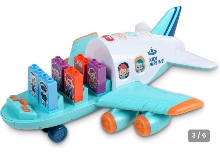 Flybar Kidian Toy Airplane – Interactive Airplane Toy, Toddler Airplane ...