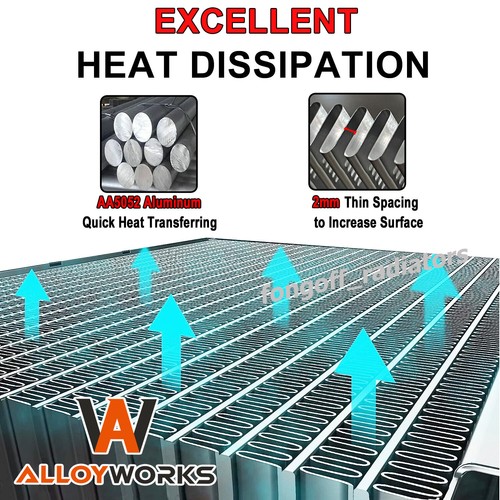 3 Row Radiator Fits 1984-95 Toyota Pickup Base/ 92-95 4Runner SR5 L4 2 ...