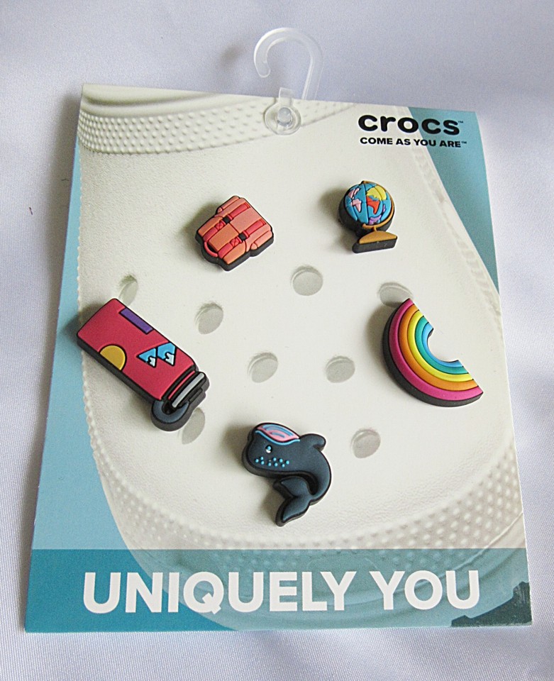 Crocs Jibbitz 5-Pack Travel Shoe Charms Jibbitz for Crocs Off the Grid ...