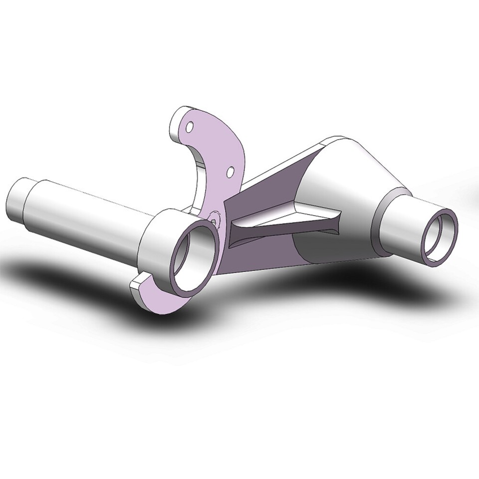 Aluminum Rear Suspension Arms for Tamiya Monster Beetle Blackfoot ...