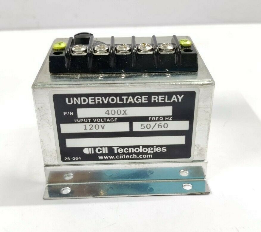 CII Technologies 400X Under Voltage Relay | eBay Australia