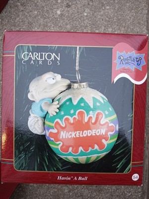 RUGRATS Tommy Nickelodeon Ornament No.54 Havin’ A Ball NIB ‘97 Carlton ...