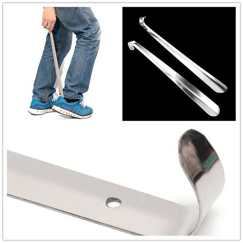 16" Extra Long Handled Metal Shoe Horn Stainles Steel Pro Q2L9 uu ...