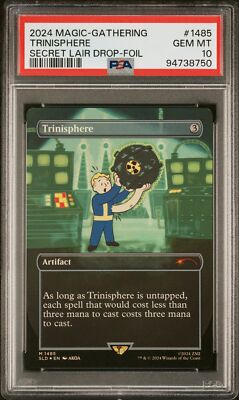 2024 MAGIC: THE GATHERING SECRET LAIR DROP FOIL #1485 TRINISPHERE PSA ...