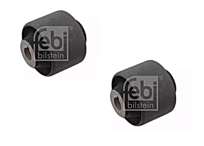 FEBI x2 pcs Control Arm Trailing Bushing Front Lower Rear For ...