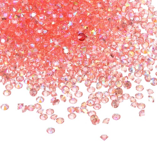 14000Pcs Acrylic Wedding Table Diamonds 3mm Crystals Gems Dark Pink AB ...