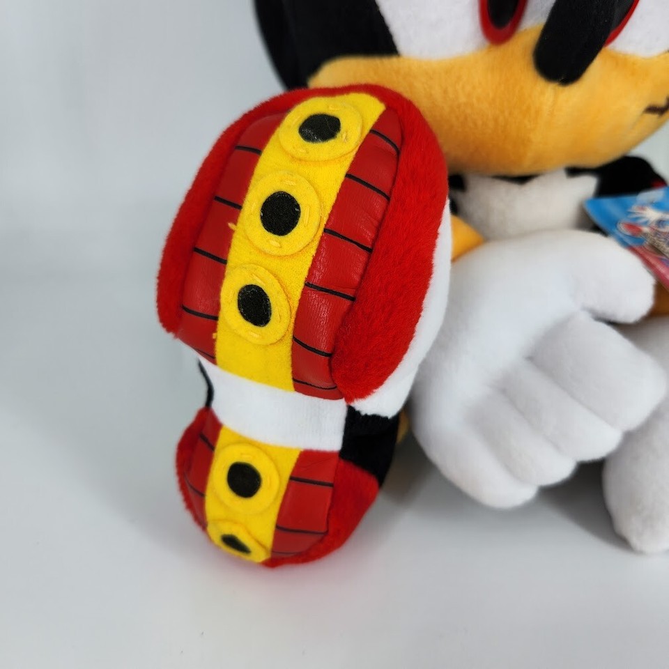 Sonic ADVENTURE 2 Plush 2001 SHADOW TAGGED Sega EXTRMLY RARE Sonic ...