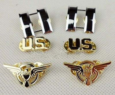 Captain America/Agent Carter Deluxe Metal Pin Set of 6- US/Capt Bars ...