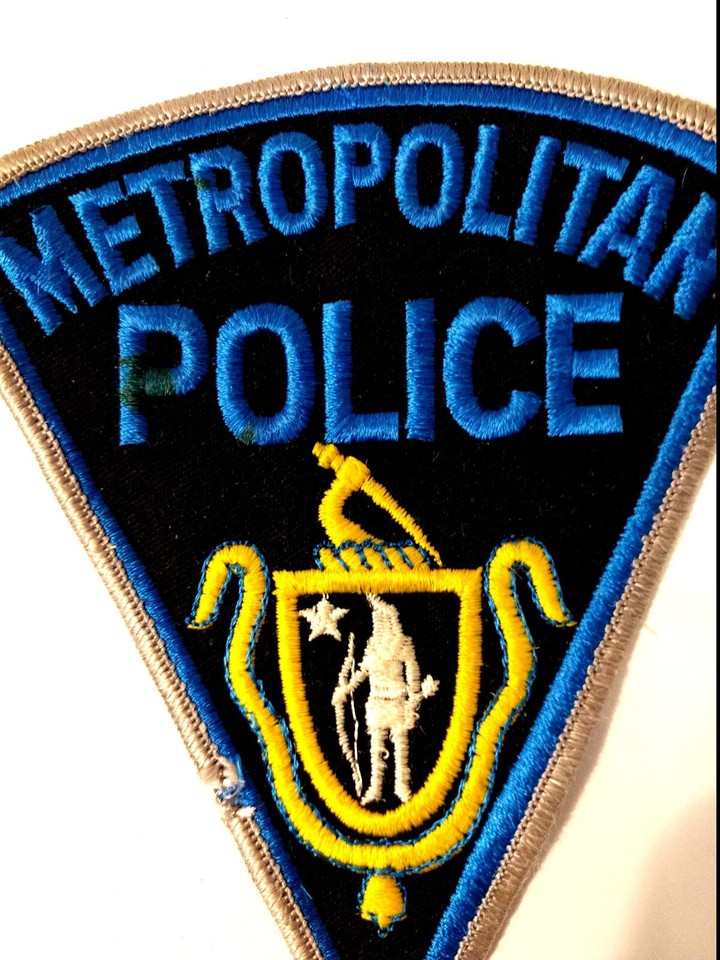 Super RARE & Obsolete MDC Boston Metropolitan Police Dept. Patch 1985 ...