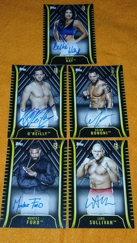Lot 5 NXT 2018 Autographed Cards #/25 See Pics | eBay