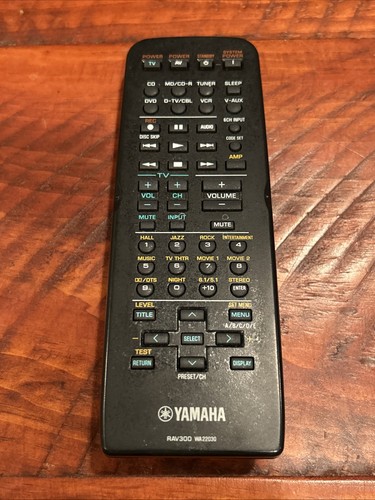Genuine Yamaha RAV300 WA22030 Remote YHT150 YHT550 RXV350 HTR5630 ...