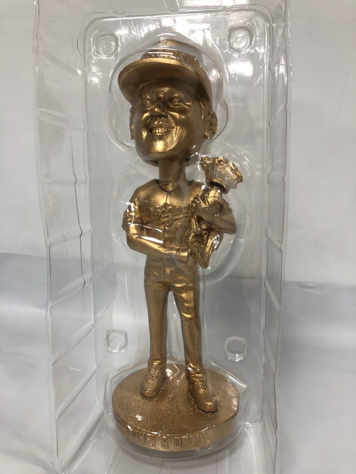 Gold SHOHEI OHTANI & DECOY Bobblehead Los Angeles Dodgers SGA 8/28/24 ...