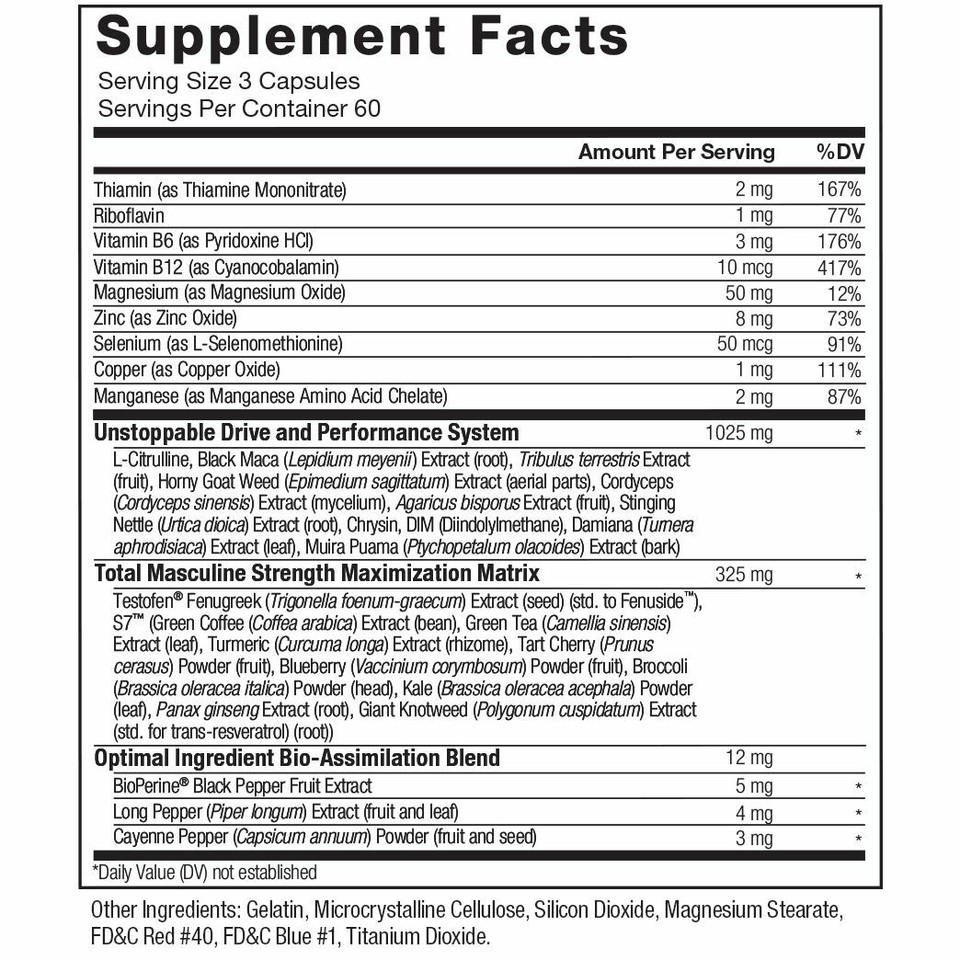 Force Factor Test X180 Alpha Max, Increase Testosterone, Muscle ...