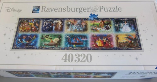 RAVENSBURGER 40320 PIECE DISNEY MOMENTS PUZZLE-COMPLETE-SET UP ONCE BY ...
