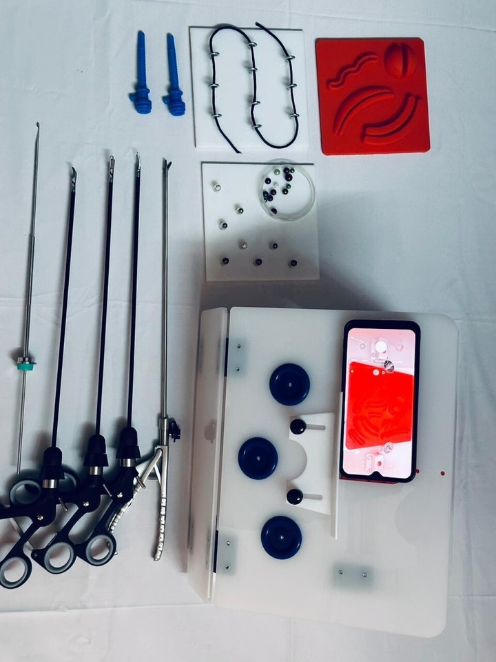 Laparoscopic Simulator Training Box Endo Trainer Foldable Instrument ...