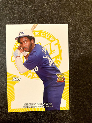 2005 Topps Rookie Cup Yellow 140/299 Chet Lemon #37 B1 | eBay
