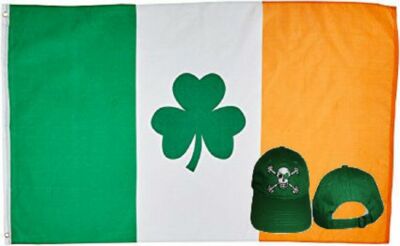 Wholesale Combo 2x3 Shamrock Ireland Irish Flag & Shamrock Pirate Green ...