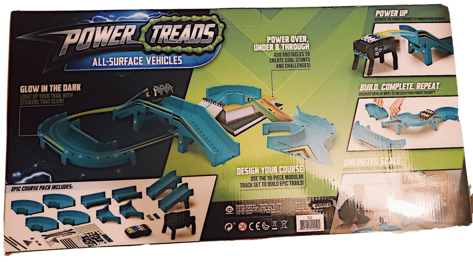 Wowwee Power Treads All-surface Vehicles Epic Course Pack Toy Kids ...