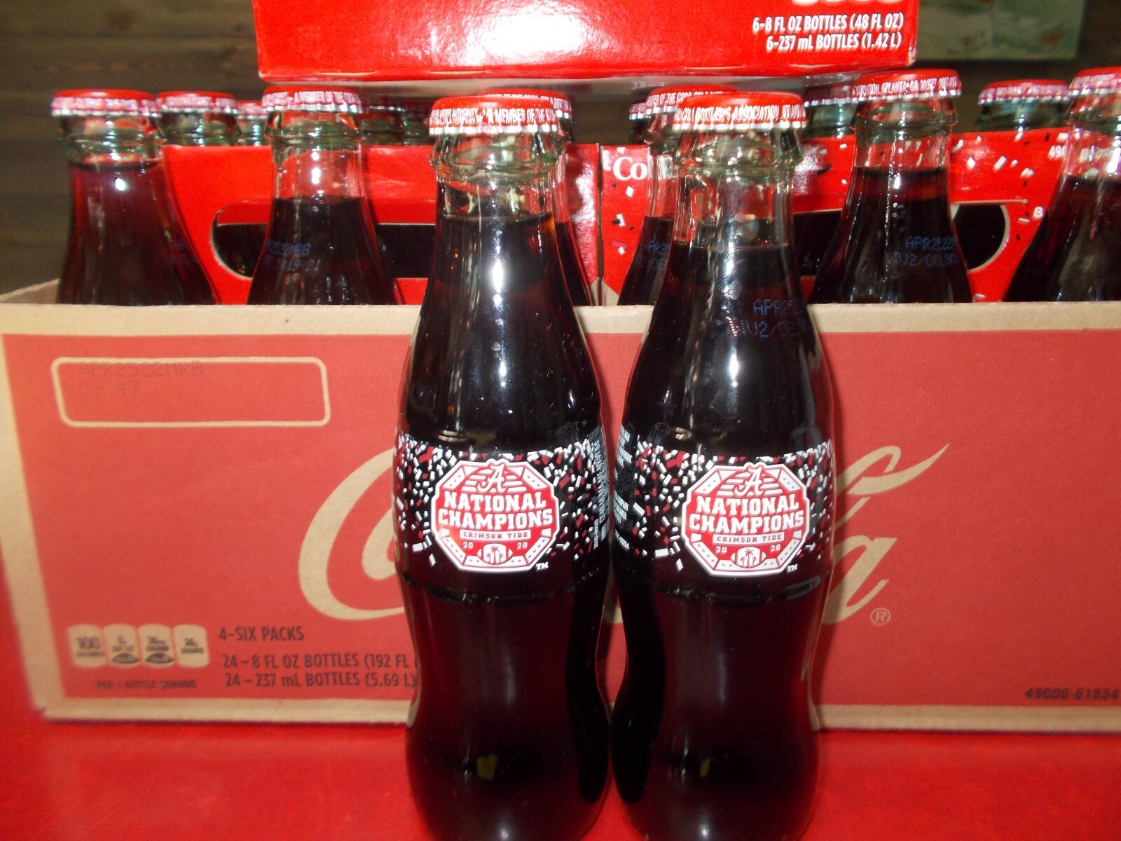 Alabama 2020 "ONLY ONE" National Championship Coke Bottle | eBay