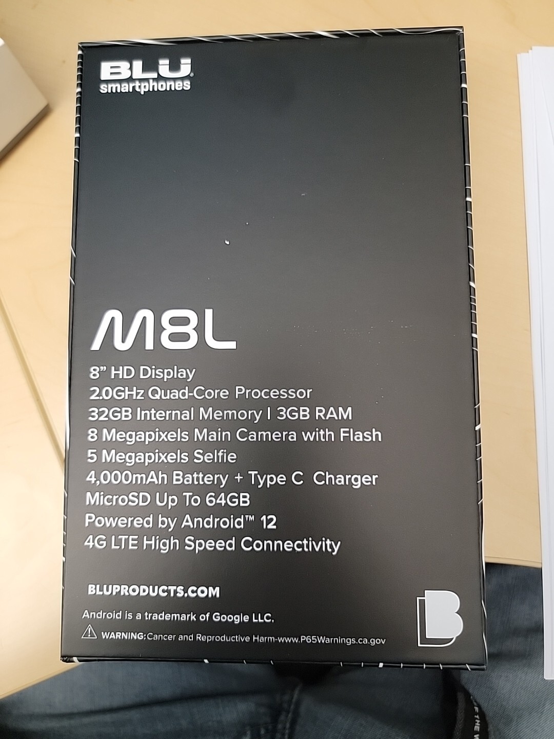 New BLU M8L PLUS Tablet 32GB Storage, 3GB RAM WIFI + Cellular 4G ...