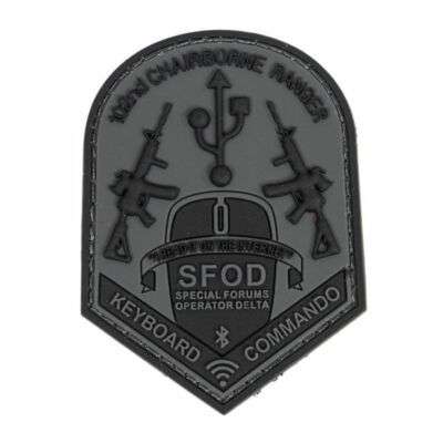 102nd Chairborne Ranger Morale Patch Swat Color Hook + Loop 2" x 3 ...