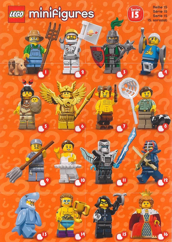 LEGO 71011 Series 15 Minifigures 2016 - New Factory Sealed Foil Pack ...